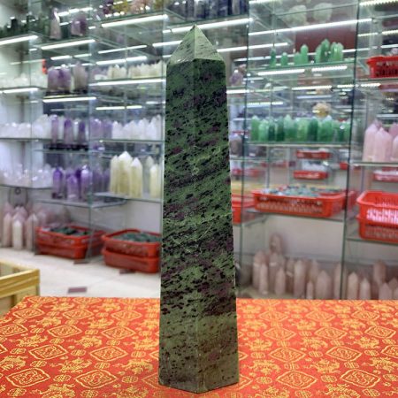 Trụ Ruby xanh lá - TPT 003 - Thạch Anh Việt