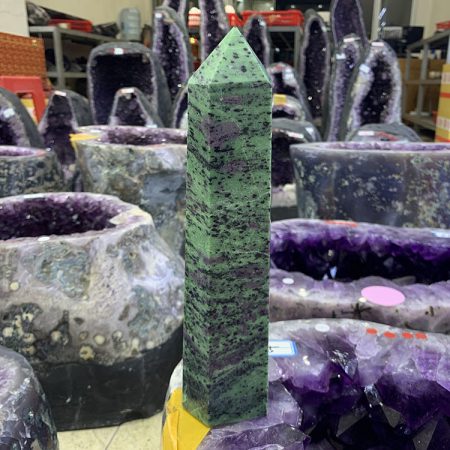 Trụ Ruby xanh lá - TPT 003 - Thạch Anh Việt