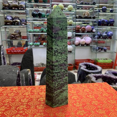 Trụ Ruby xanh lá - TPT 003 - Thạch Anh Việt